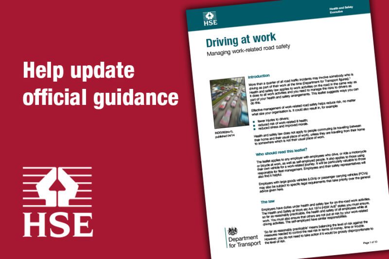 HSE updating its primary guidance on driving for work - Driving for ...